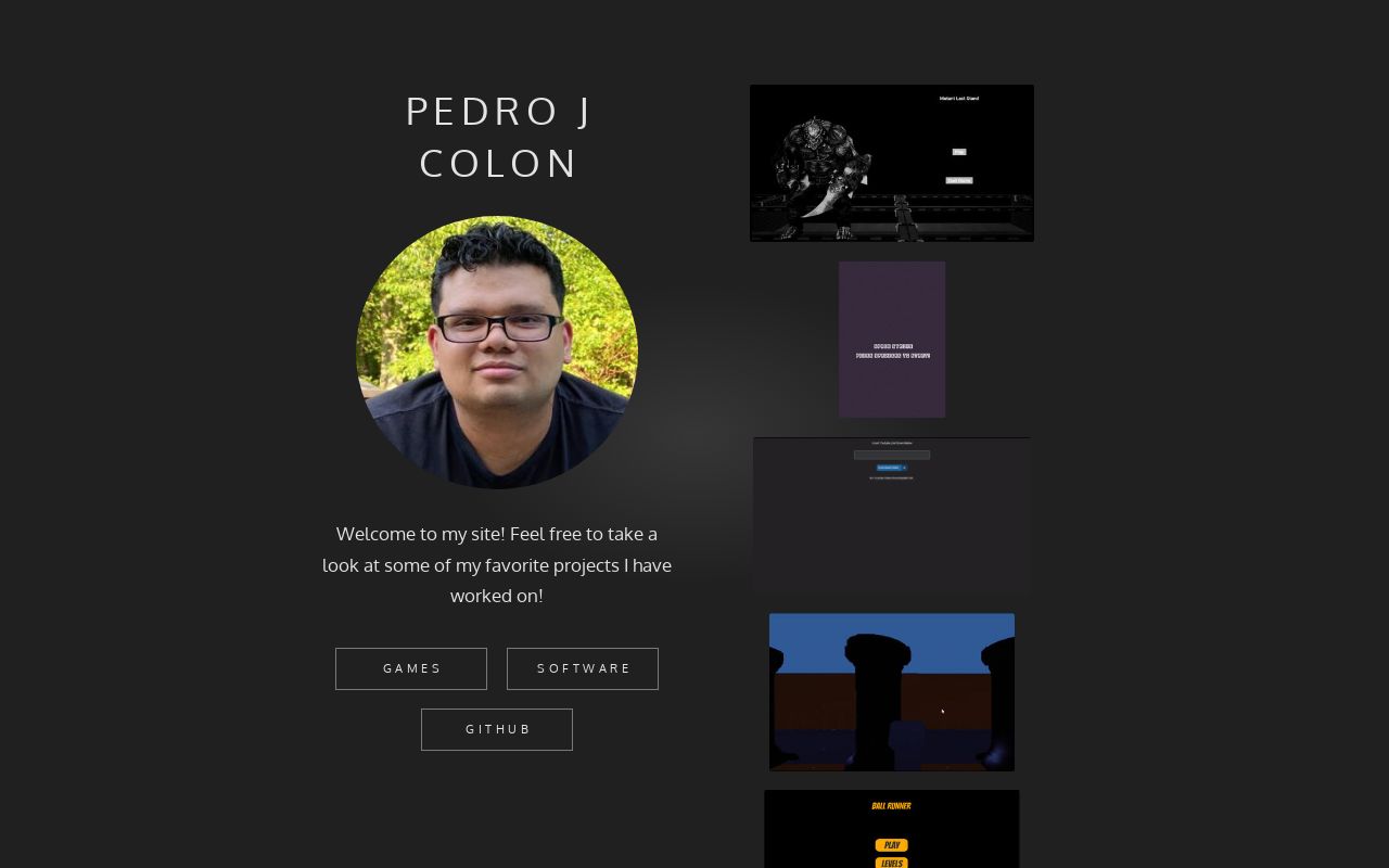 Pedro Colon's Portfolio Website